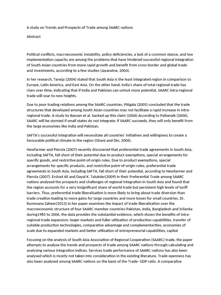 f6 | PDF | Trade | World Economy
