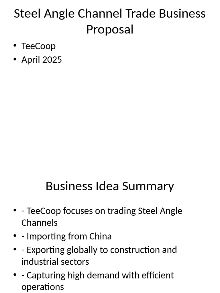 Steel angle channels export import | PDF