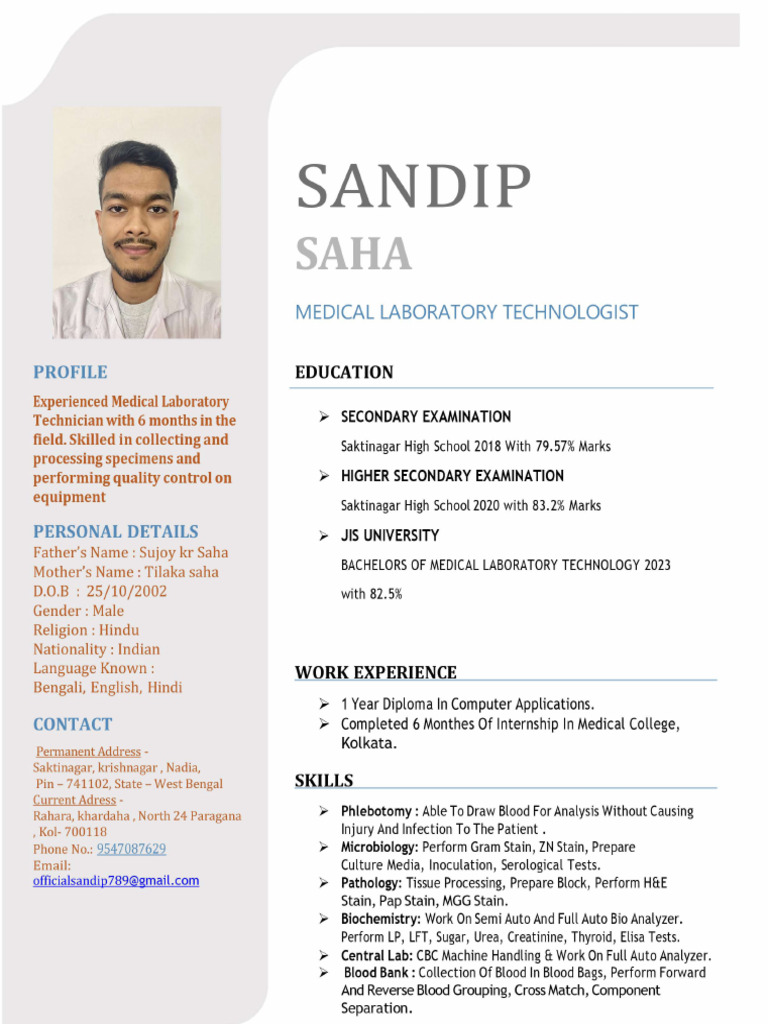 Sandip Resume 2 - Compressed | PDF