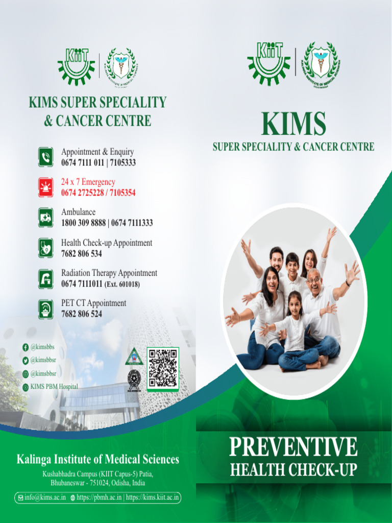 Preventive Health Check-Up Packages at KIMS | PDF | Physical ...