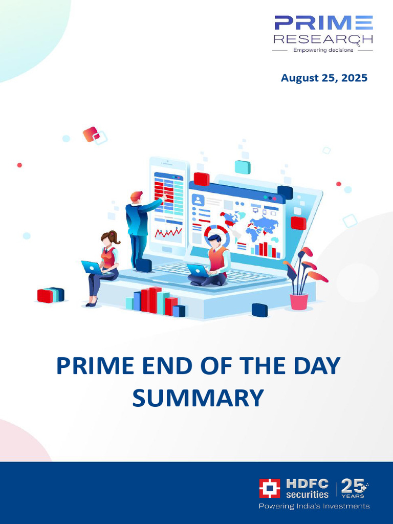 Nifty Rallies on IT Stocks; Market Summary | PDF | Securities (Finance ...