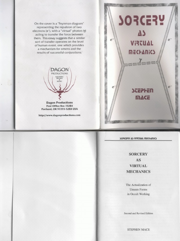 Stephen Mace Sorcery As Virtual Mechanics | PDF