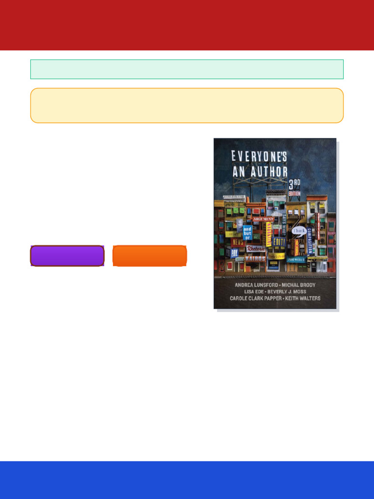 Everyone S An Author Third Edition Andrea Lunsford Ebook Safe Download ...