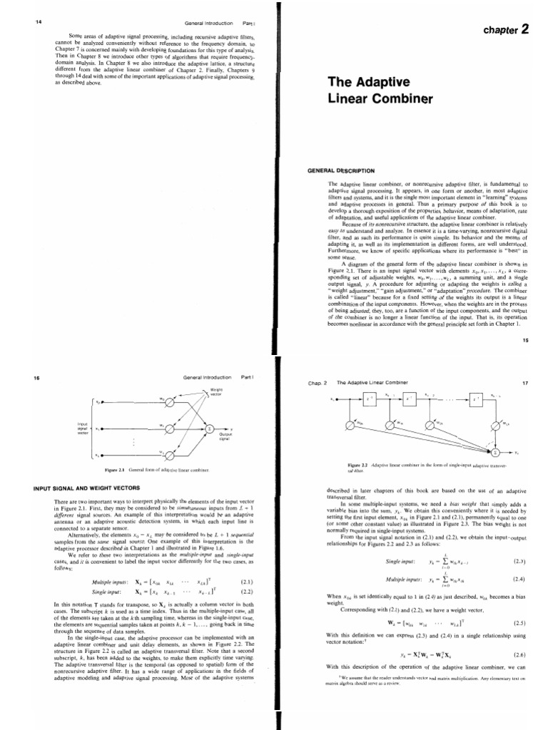 Bernard Widrow ALN | PDF