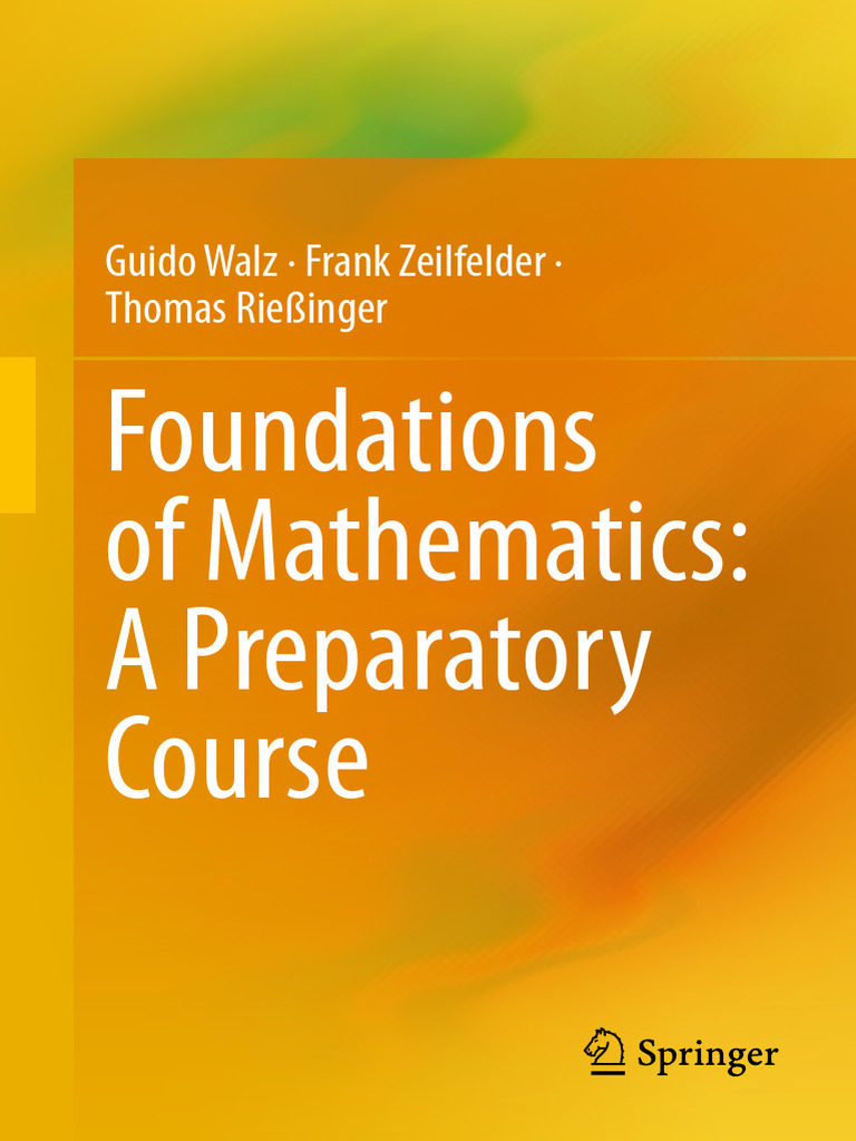 Foundations of Mathematics Course Guide | PDF | Numbers | Rational Number