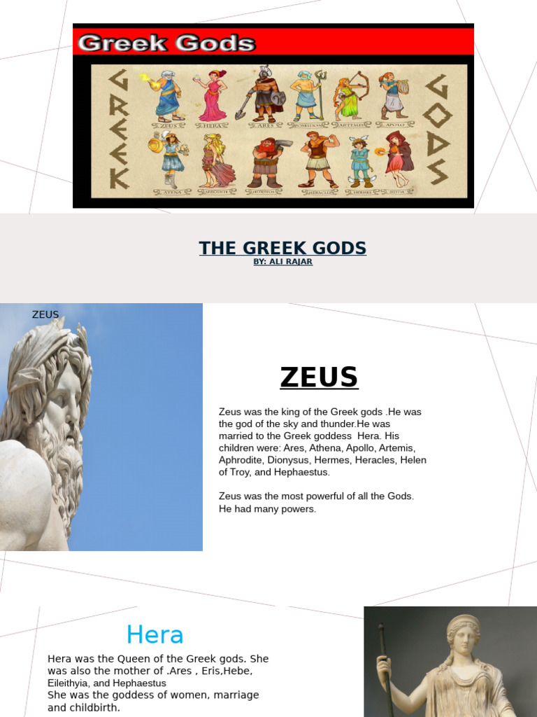 The Greek Gods | PDF