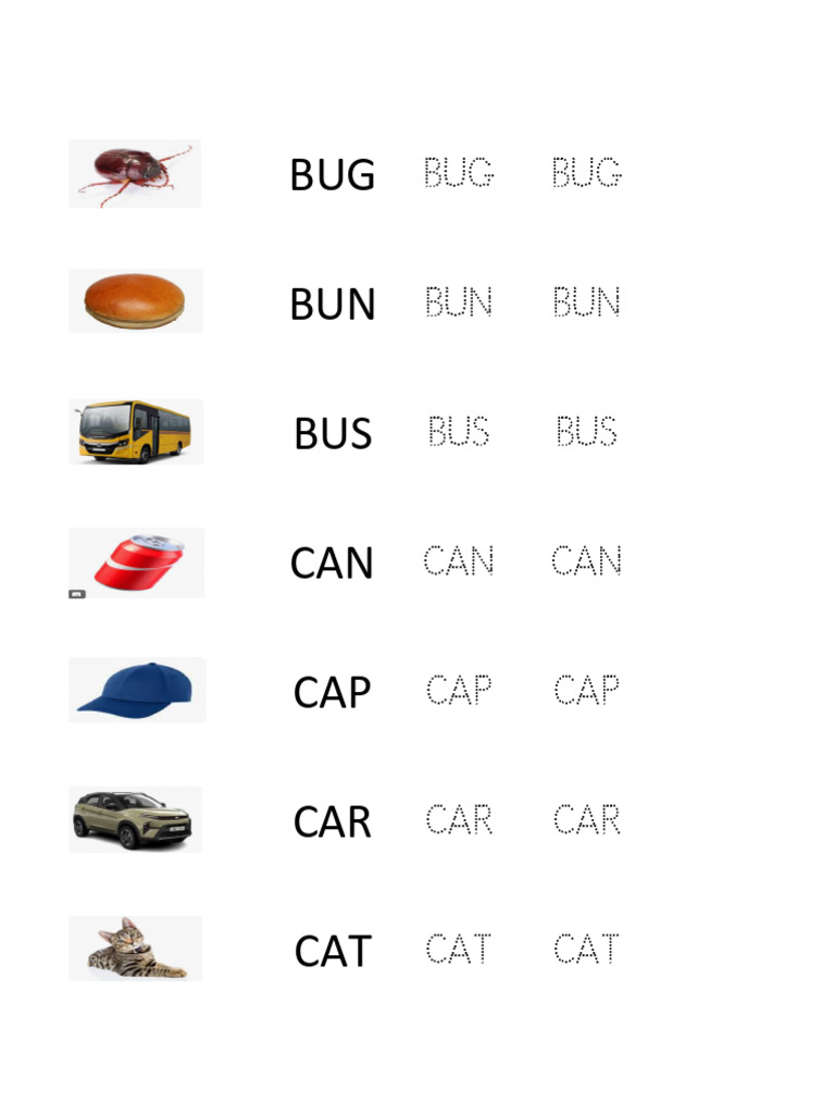 Tracking Words 3 | PDF