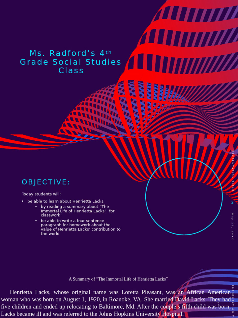 Henrietta Lacks: Impact on Medicine | PDF | He La | Medical Specialties