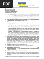 Form I For Gratuity Application | PDF