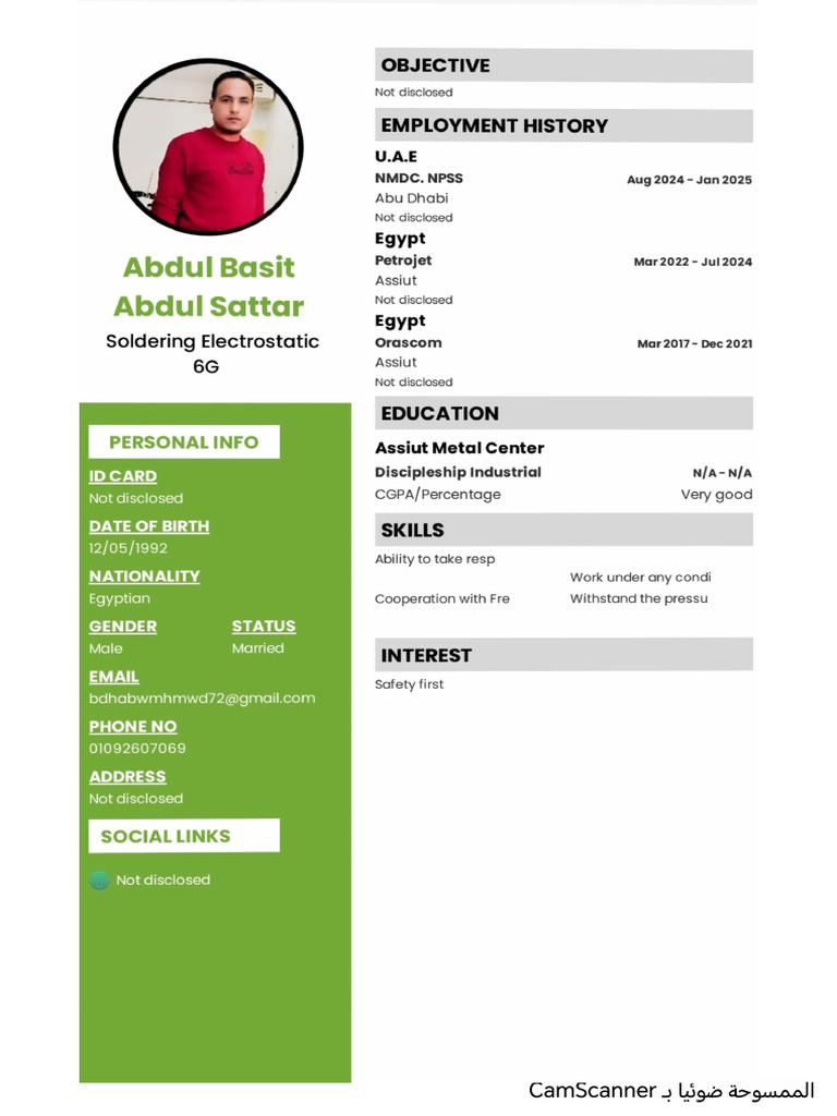 Abdul Basit Abdul Sattar Jaber Sayed | PDF