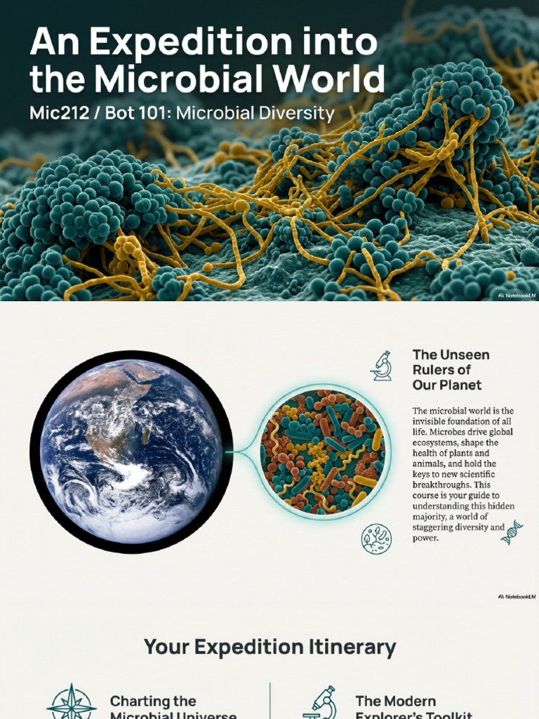 Microbial Diversity An Expedition Into The Unseen World | PDF