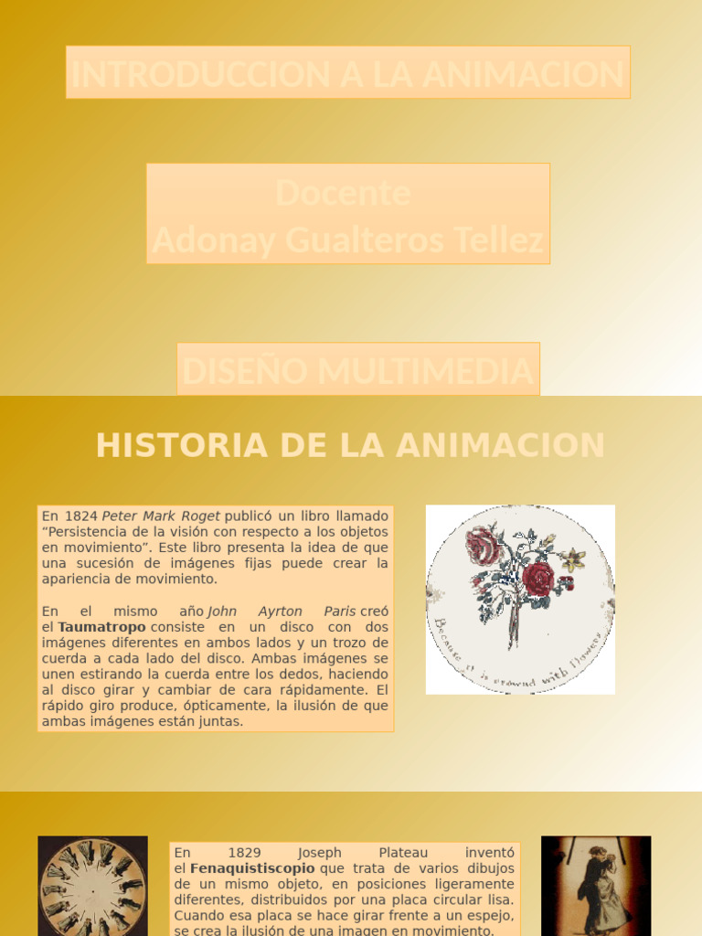 Historia de la Animación: Siglos XIX-XXI | PDF | Animación