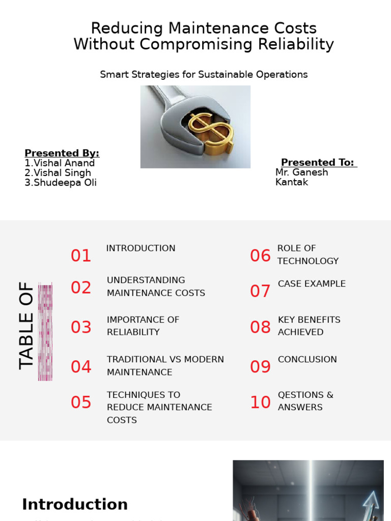 Cost-Effective Maintenance Strategies | PDF | Reliability Engineering ...