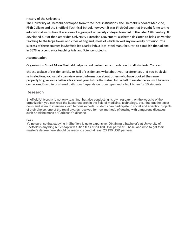 History of The University | PDF