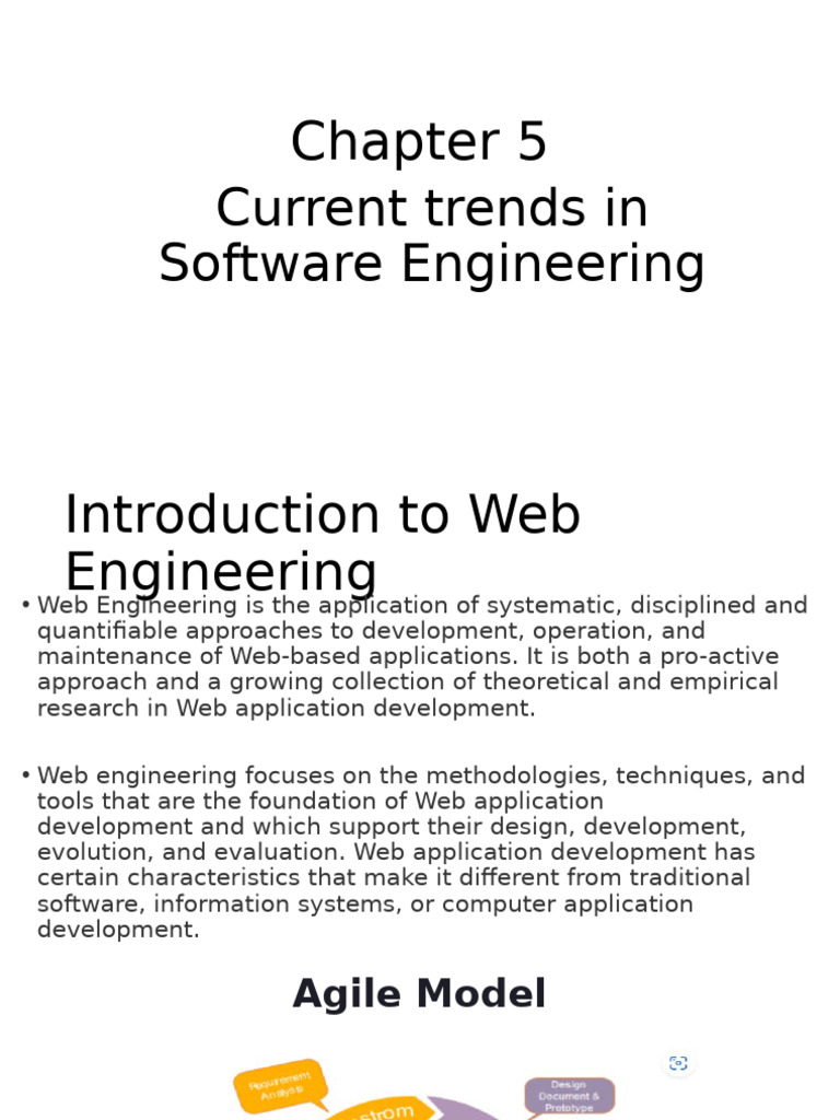 Trends in Web Engineering and Agile Models | PDF | Agile Software ...