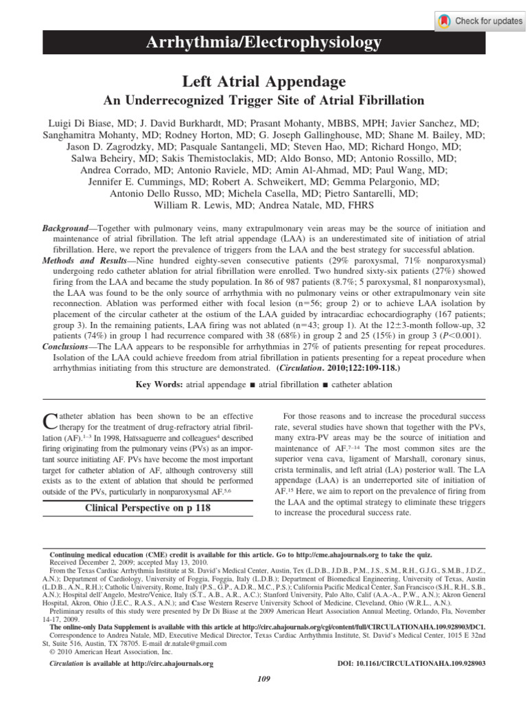 5-Left Atrial Appendage an Underrecognized Trigger Site of Atrial ...