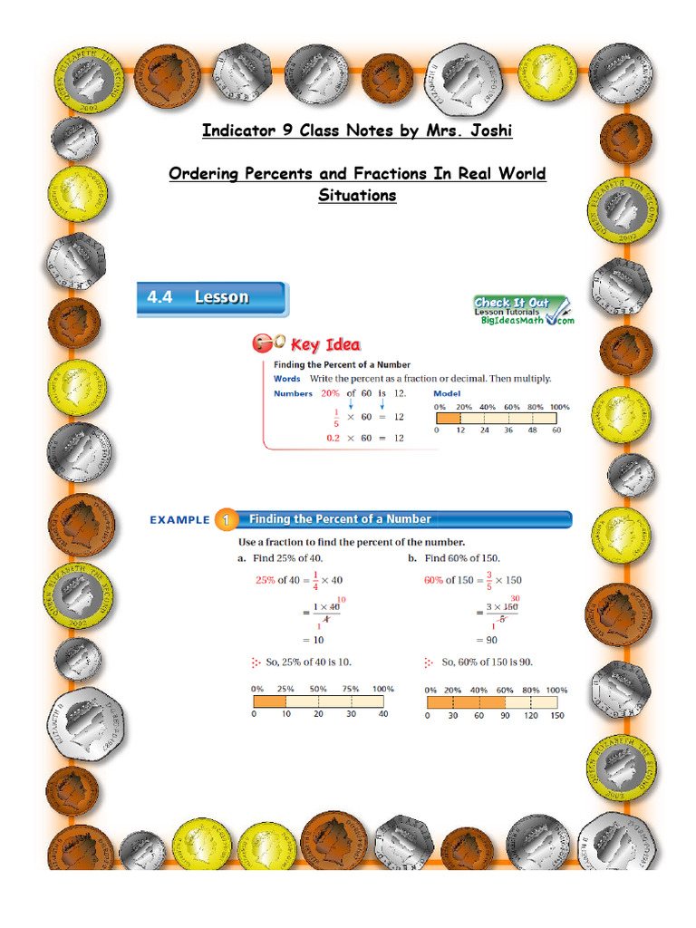 Indicator 9 Class Notes by Mrs. Joshi | PDF