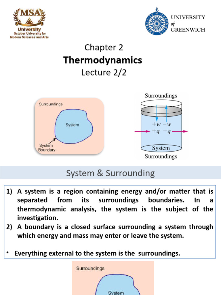 Thermodynamics: Systems and Laws Explained | PDF | Heat | Physical ...