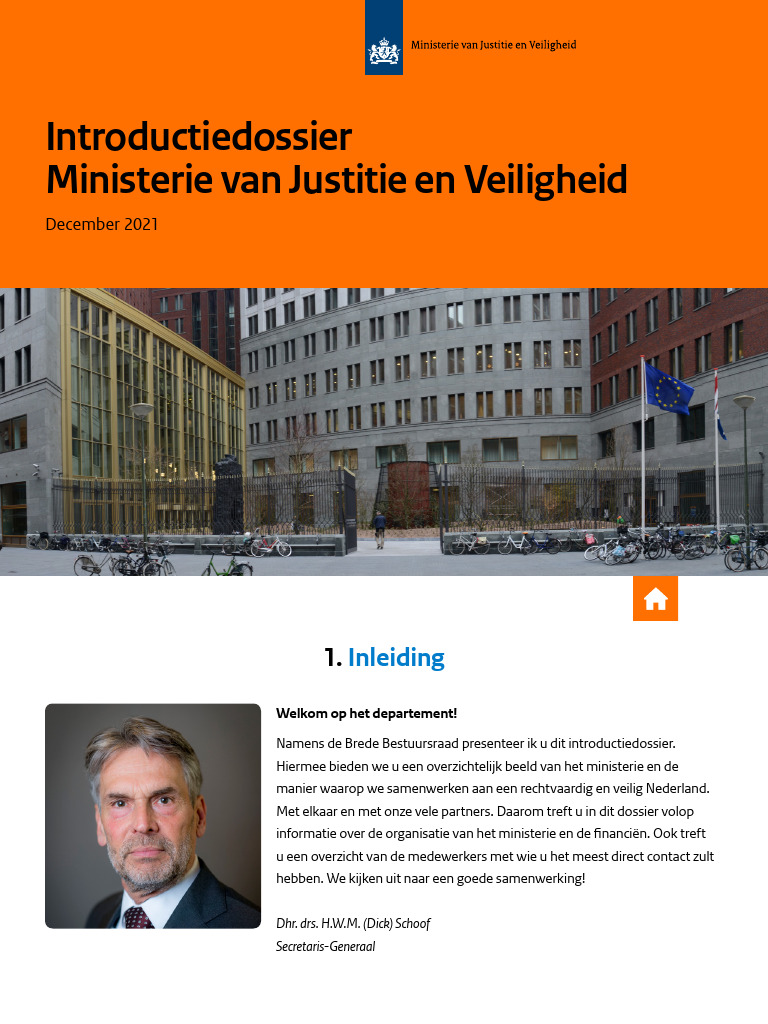 JenV-Introductiedossier December 2021 - M Wijz Jan 2022 | PDF