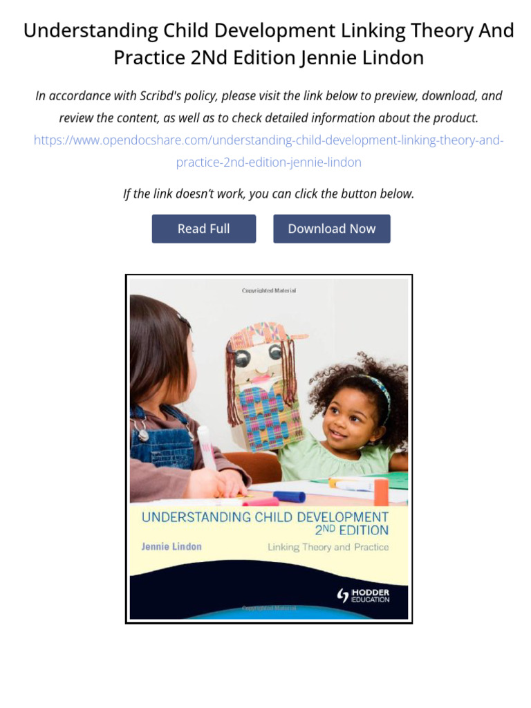 Understanding Child Development Linking Theory and Practice 2nd Edition ...