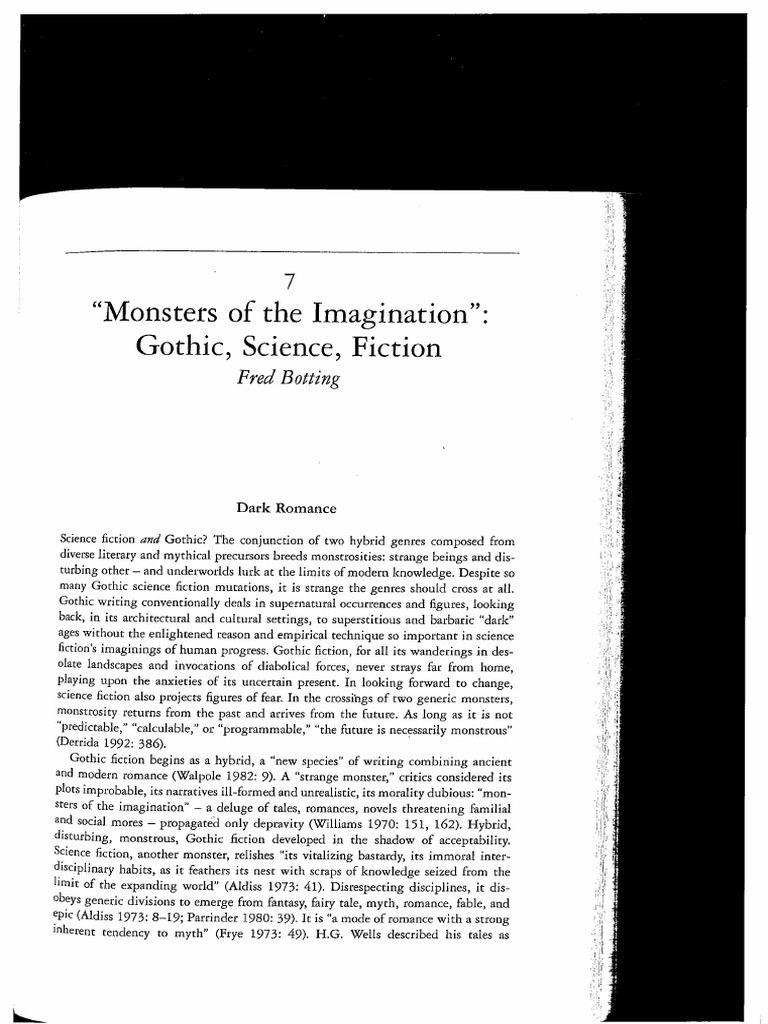 Botting, Gothic and SF | PDF