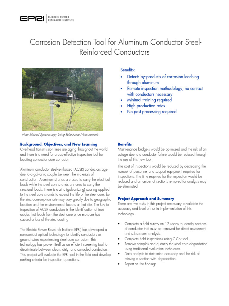 Corrosion Detection Tool For ACSR Conductors | PDF