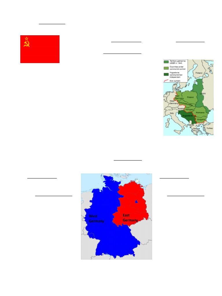 The Cold War Introduction HANDOUT | PDF