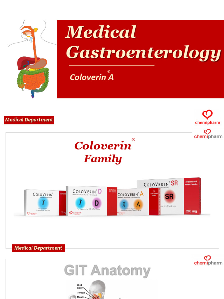 COLOVERIN Medical Knowledge | PDF | Stomach | Irritable Bowel Syndrome