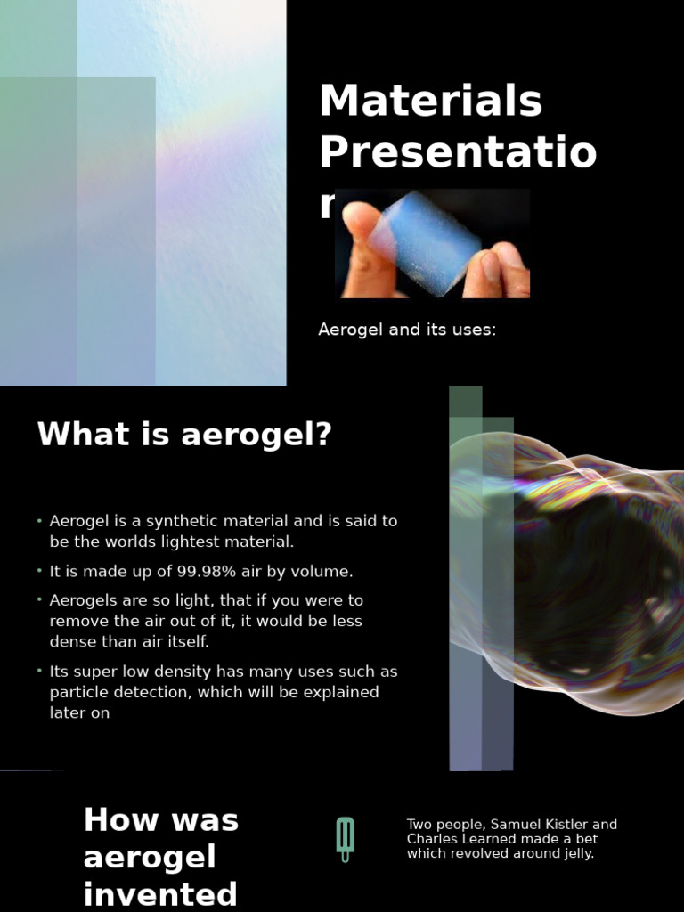 Materials Presentation | PDF