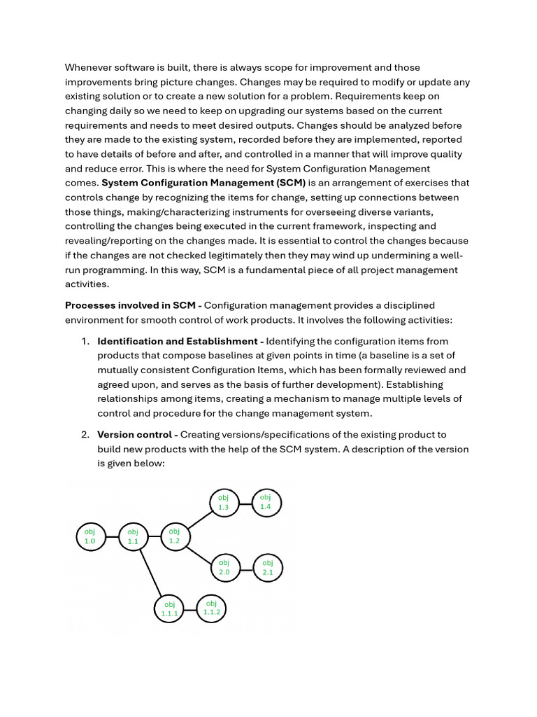 Configuration Management - Software Engineering | PDF | Version Control ...