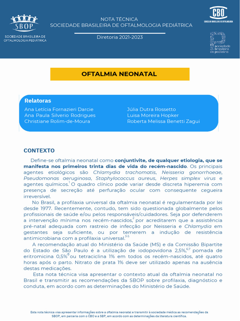 Oftalmia Neonatal CBO CBO.pdf 4 | PDF | Especialidades médicas | Microbiologia