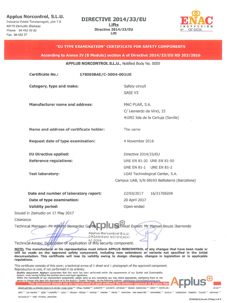 Certificate SASE V3 | PDF
