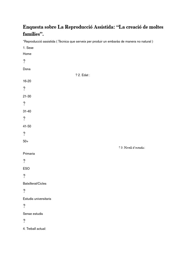 Enquesta | PDF