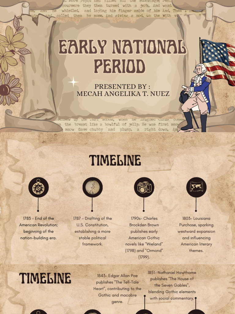 Early National Period (American Lit) M.nuez | PDF | Gothic Fiction ...