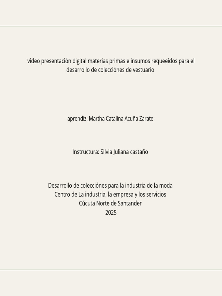 Verde y Beige Simple Moda Sustentable Informativo Multipágina ...