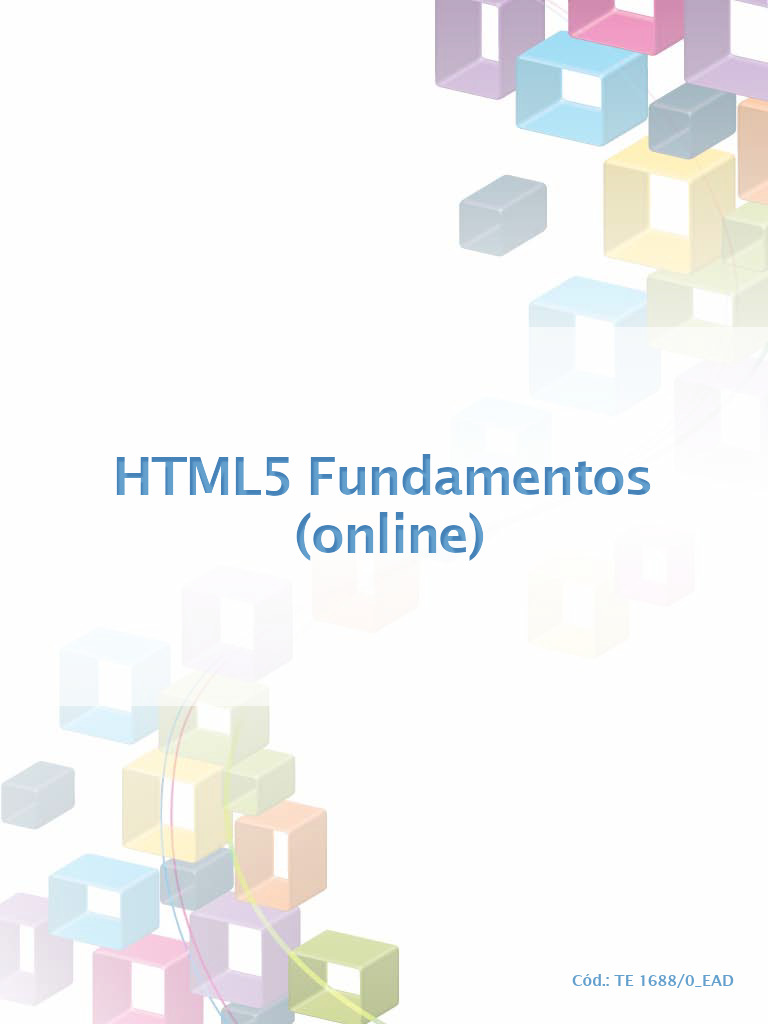 HTML5 Fundamentos (Online) | PDF | Html5 | Html