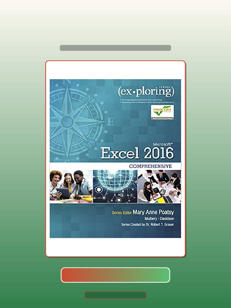 Exploring Microsoft Office Excel 2016 Comprehensive 1st Edition by Mary ...