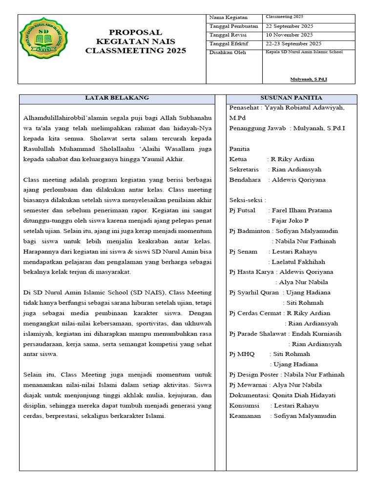 Proposal ClassMeet | PDF