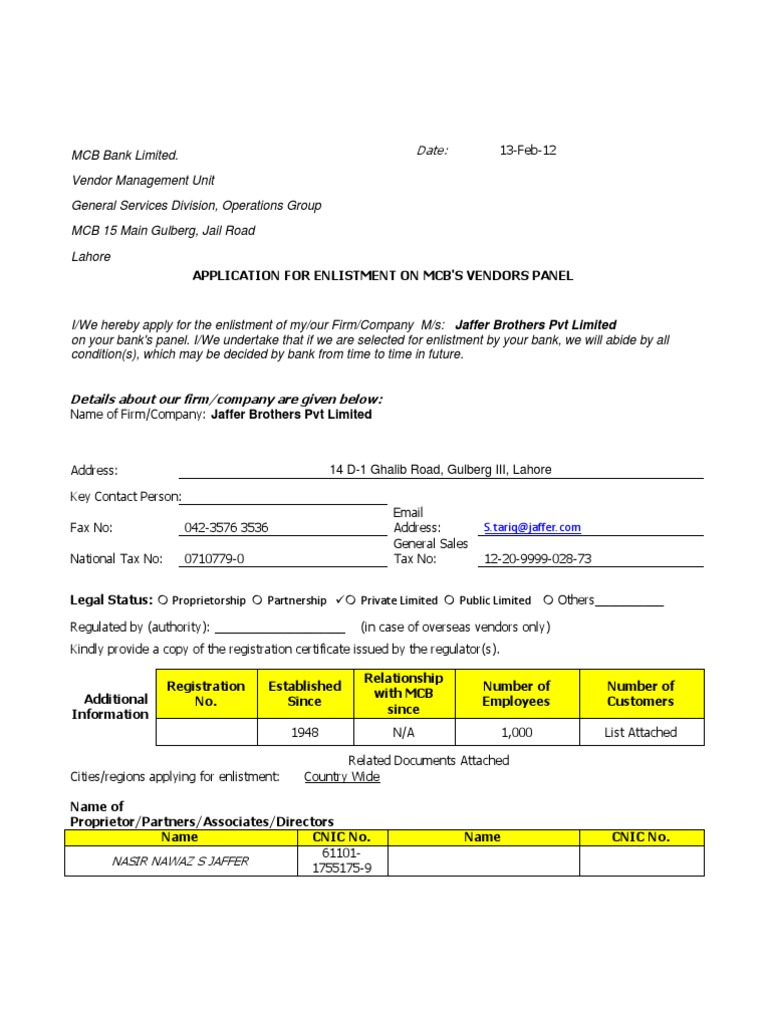 MCB Bank Limited | Partnership | Business