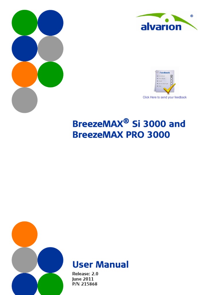 BreezeMAX 3000 Rel2.0 Product Manual Subscriber 110620 PDF | PDF | Ip ...