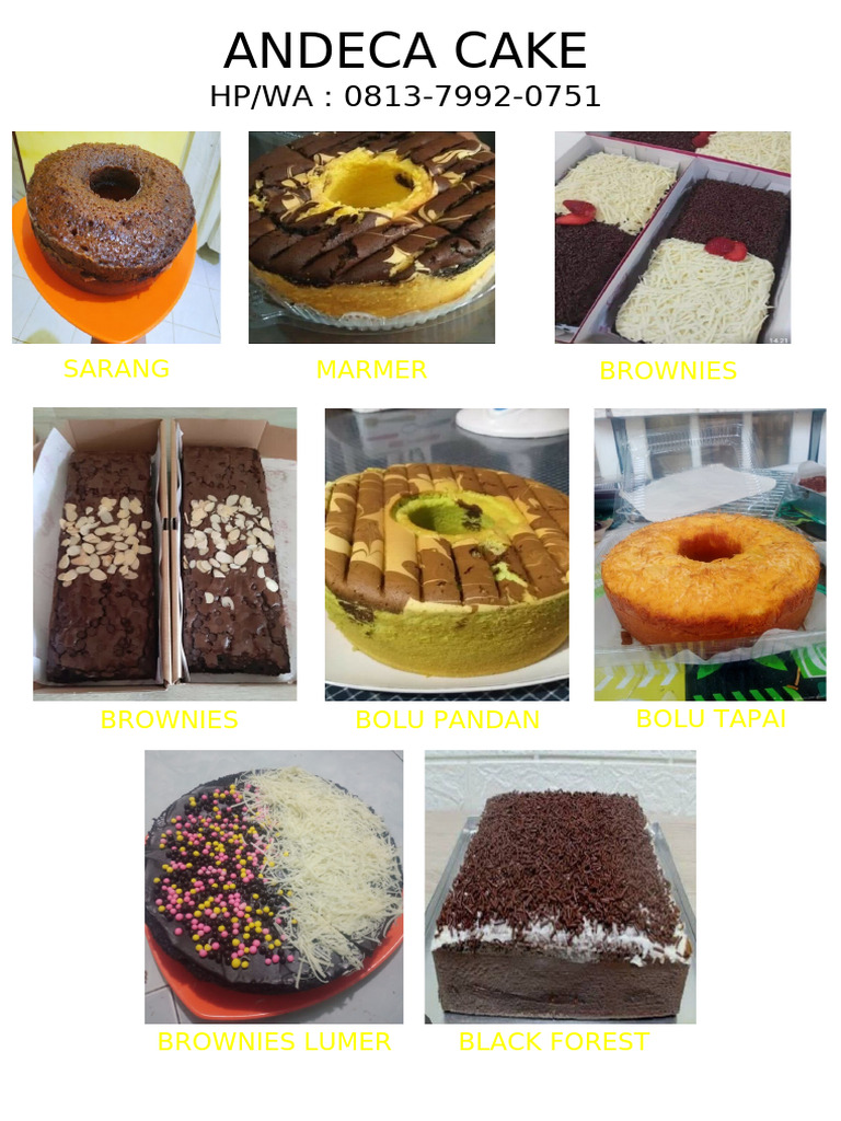 Andeca Cake | PDF