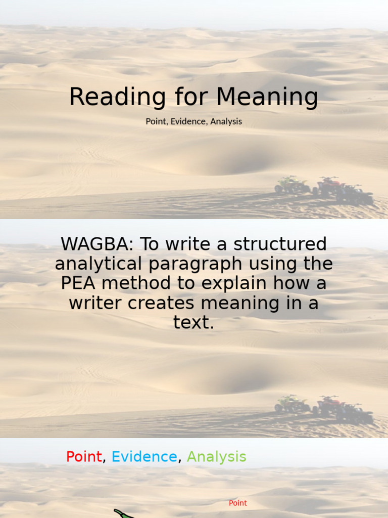 Mastering PEA for Text Analysis | PDF