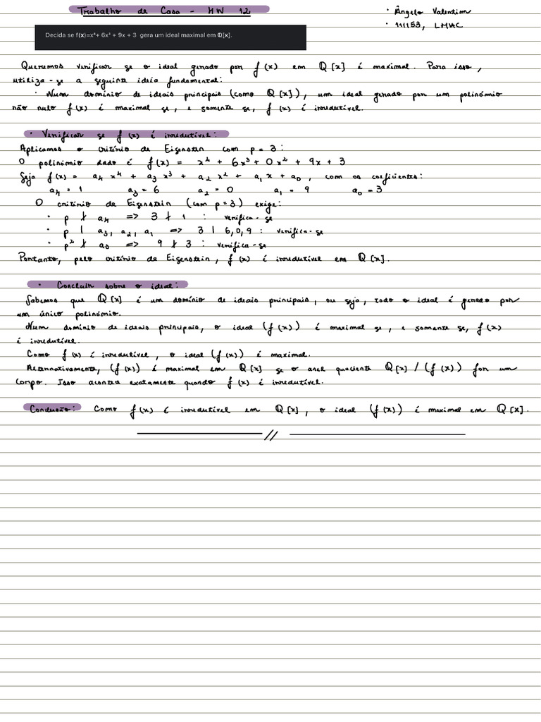 TPC Álgebra 5 | PDF