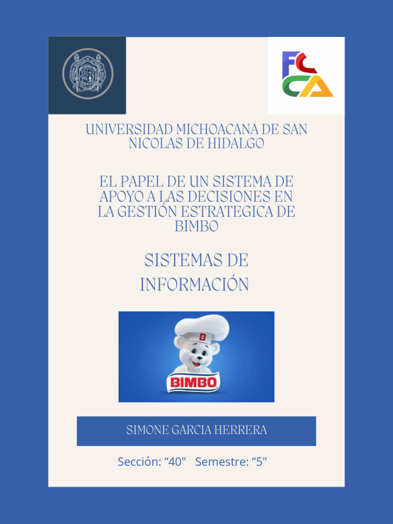 Bimbo | PDF | Sustentabilidad | Economias