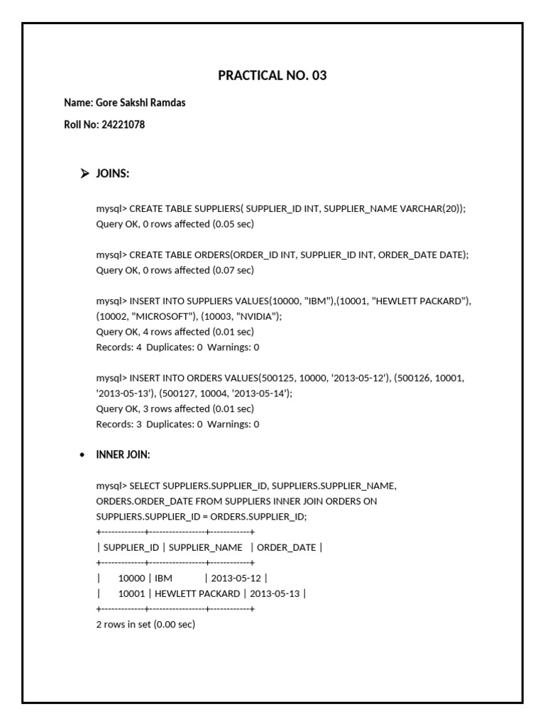 PR3 | PDF | Sql | Data Management Software