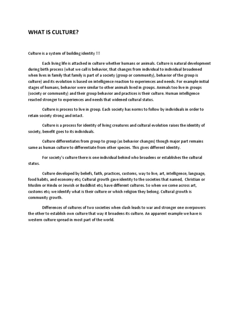 Understanding the Concept of Culture | PDF | Social Group | Norm (Social)