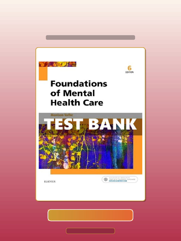 Foundations of Mental Health Care 6 Ed MorrisonValfre eBook and ...