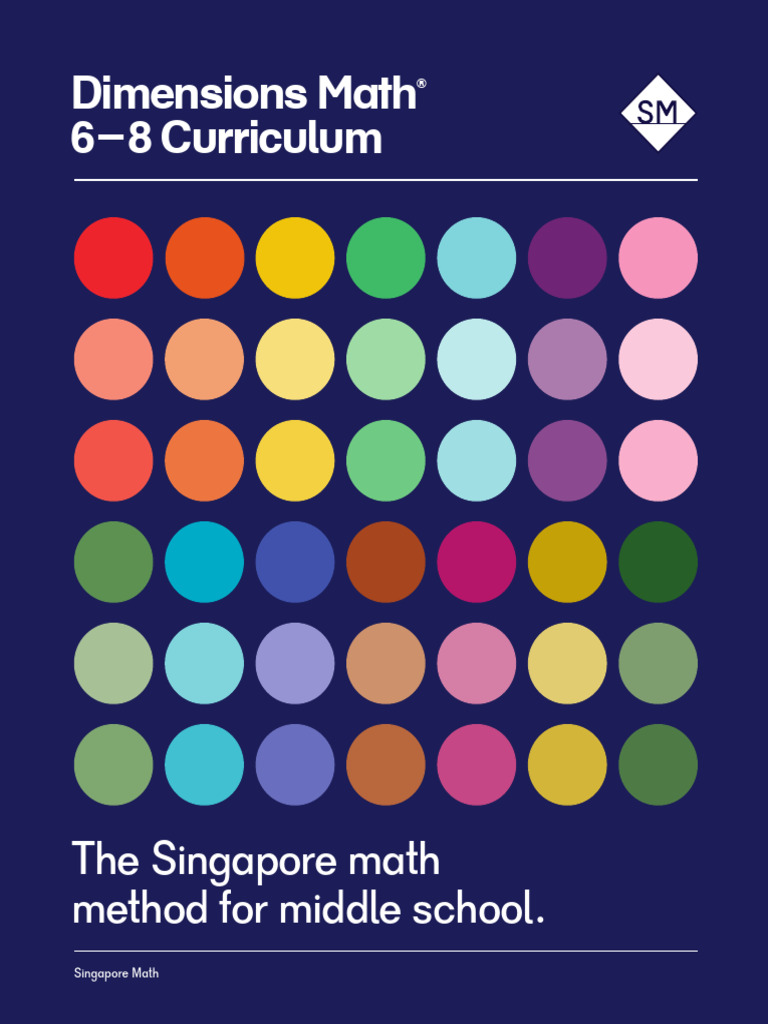 Singapore Math Curriculum for Grades 6-8 | PDF | Mathematics