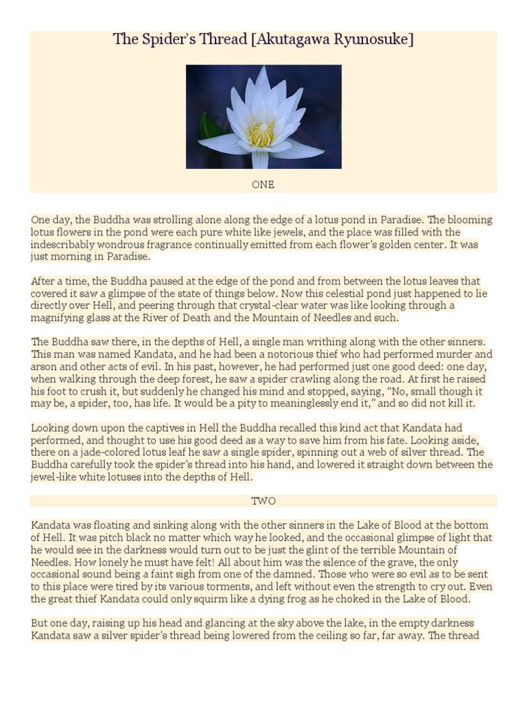 The Spider | PDF | Hell | Nature