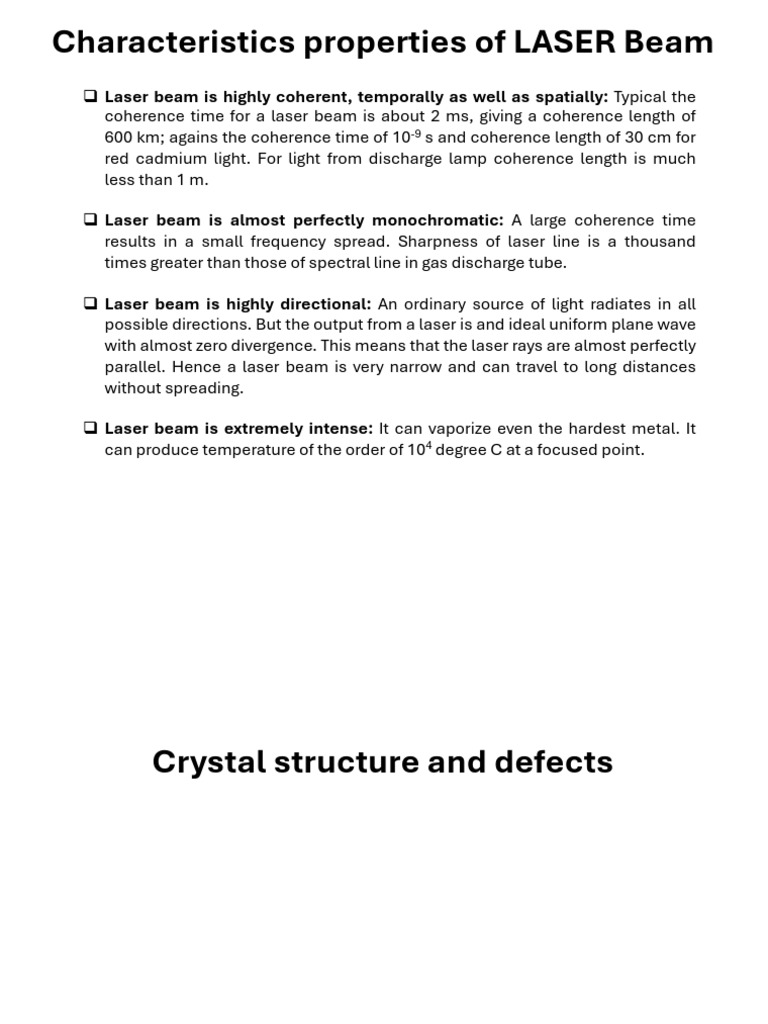 Crystal Structure Defects | PDF | Crystal | Solid